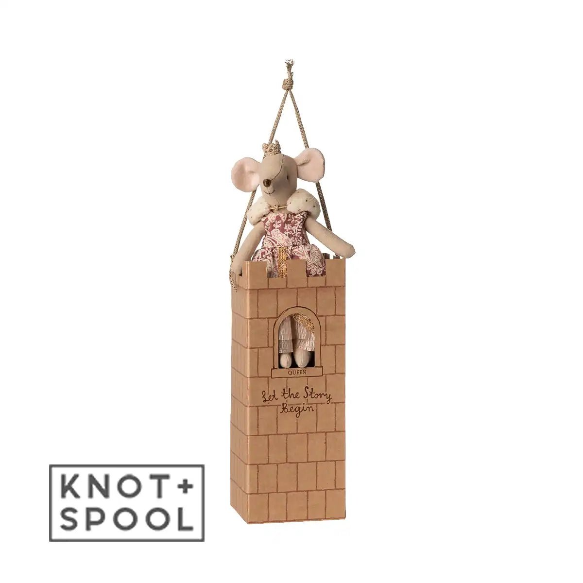 2025 Maileg Queen Mum Mouse – Knot and Spool