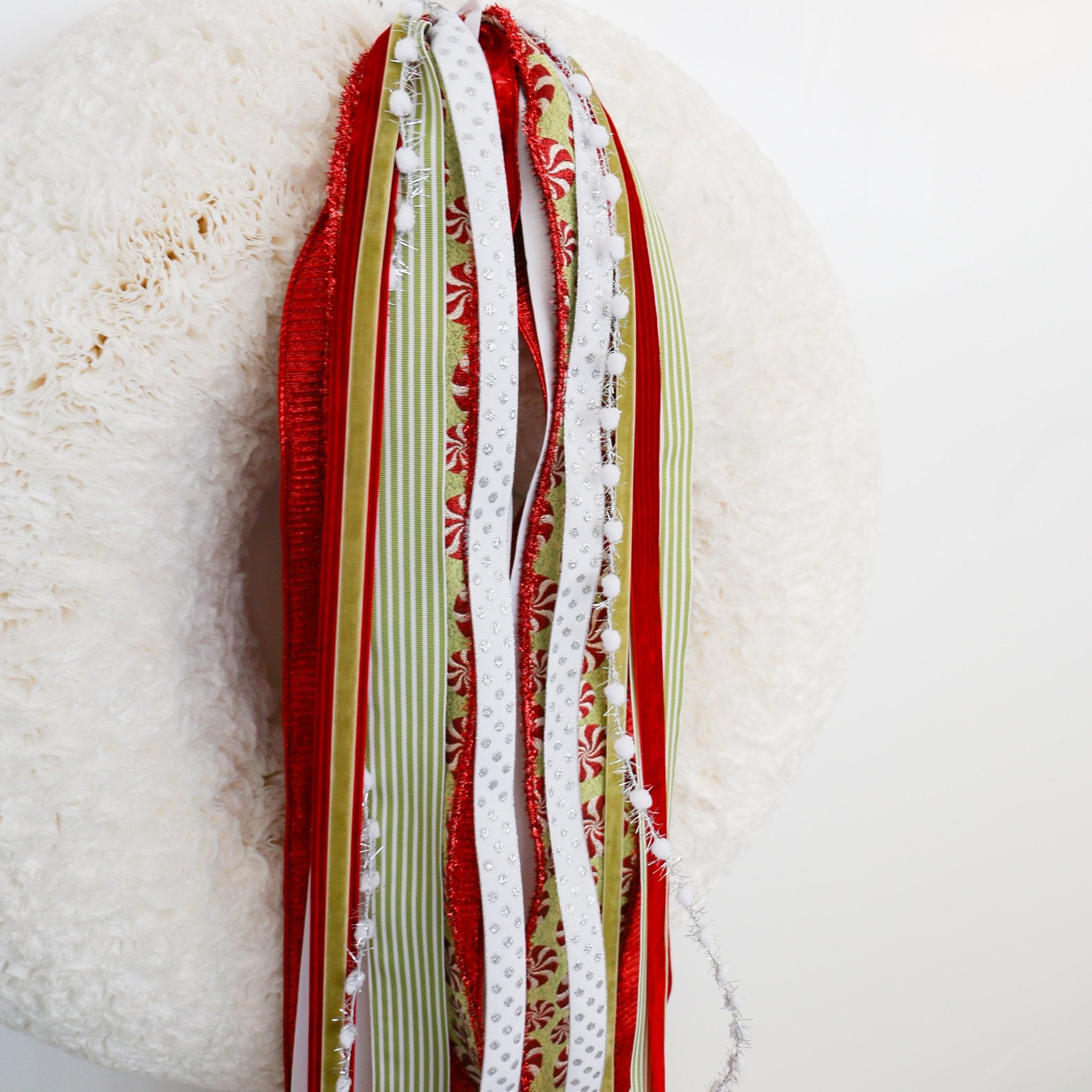 Peppermint Wishes RIBBON SET™ (without Bow) – Knot and Spool