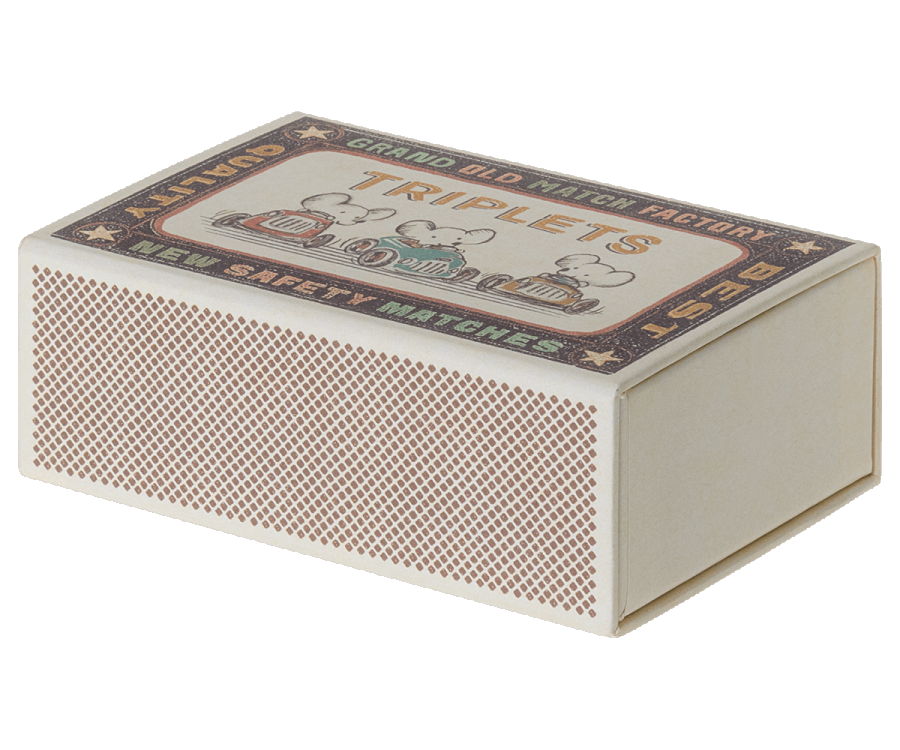 2023 Maileg Triplets Baby Mice In Matchbox – Knot and Spool